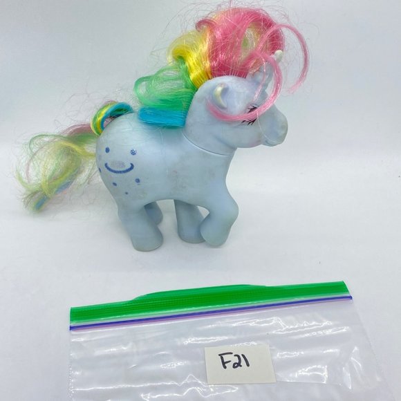 Hasbro | Toys | My Little Pony Mlp Moonbeam Blue Rainbow Hair Unicorn ...